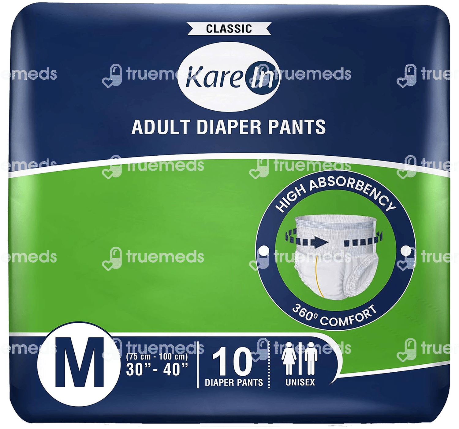Kare In Adult Diaper Pant Medium 10 - Uses, Side Effects, Dosage, Price ...