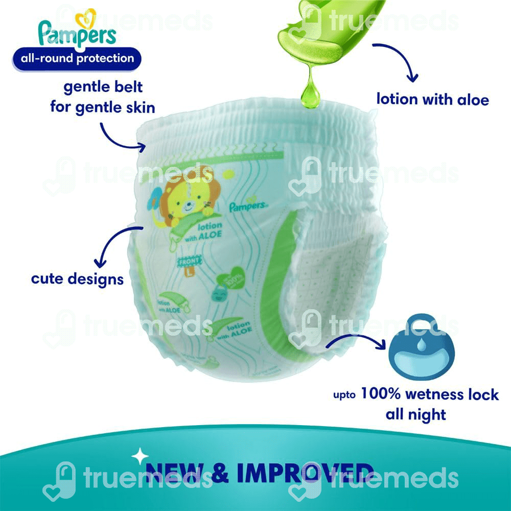 Pampers All Round Protection Medium Diaper 76 - Uses, Side Effects ...
