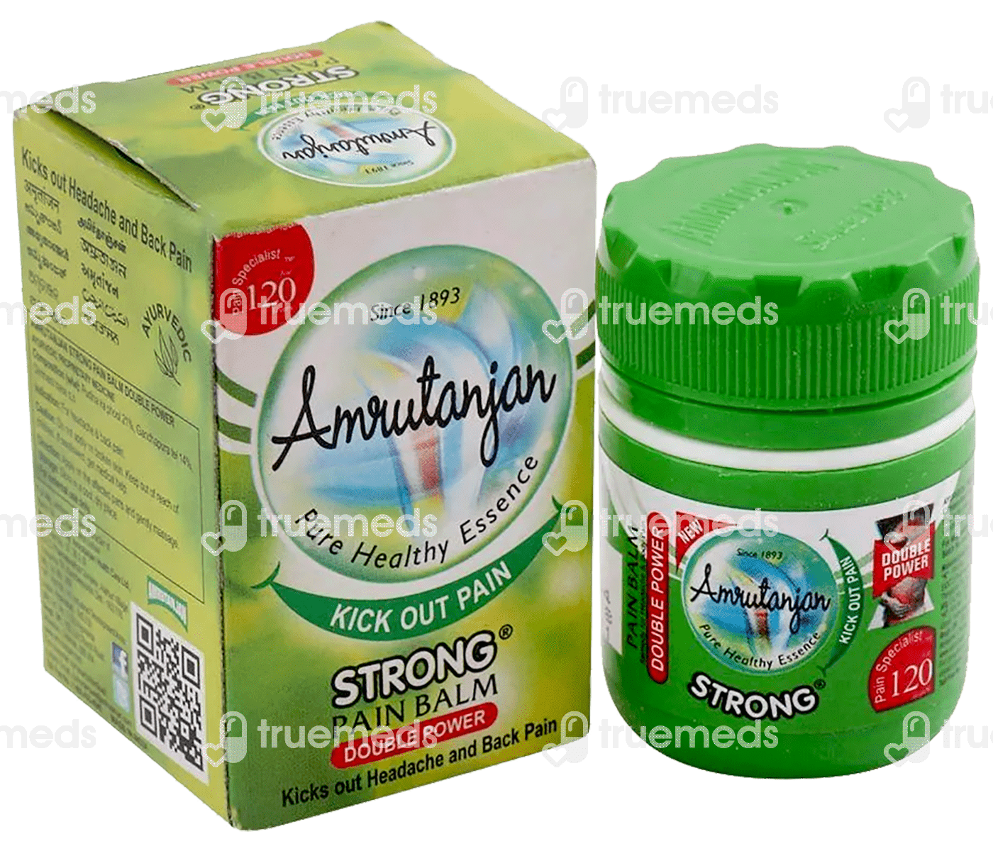 Amrutanjan Strong Double Power Pain Balm 7.2gm - Uses, Side Effects ...