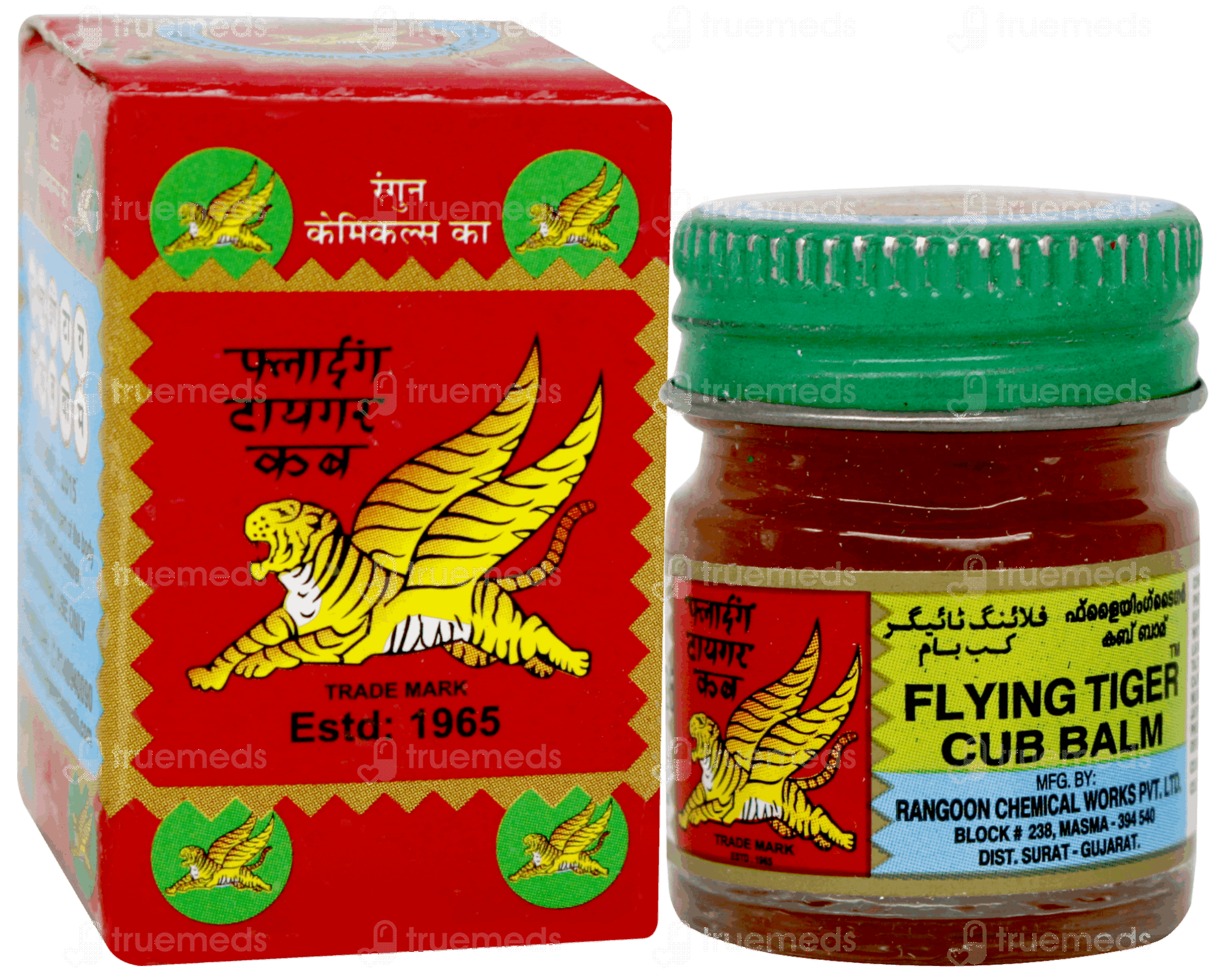 Flying Tiger Cub Balm 7gm - Uses, Side Effects, Dosage, Price | Truemeds