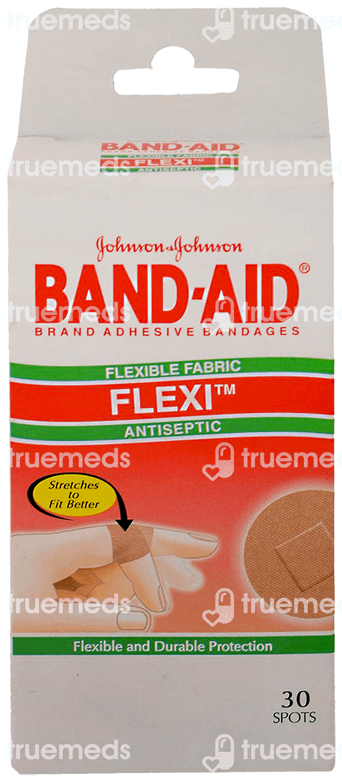 Johnsons Flexi Antiseptic Band Aid 30 - Uses, Side Effects, Dosage ...