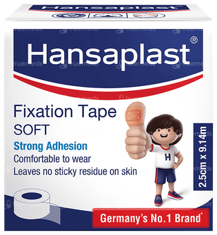 Hansaplast 25cm X 914m Soft Fixation Tape 1 - Uses, Side Effects ...