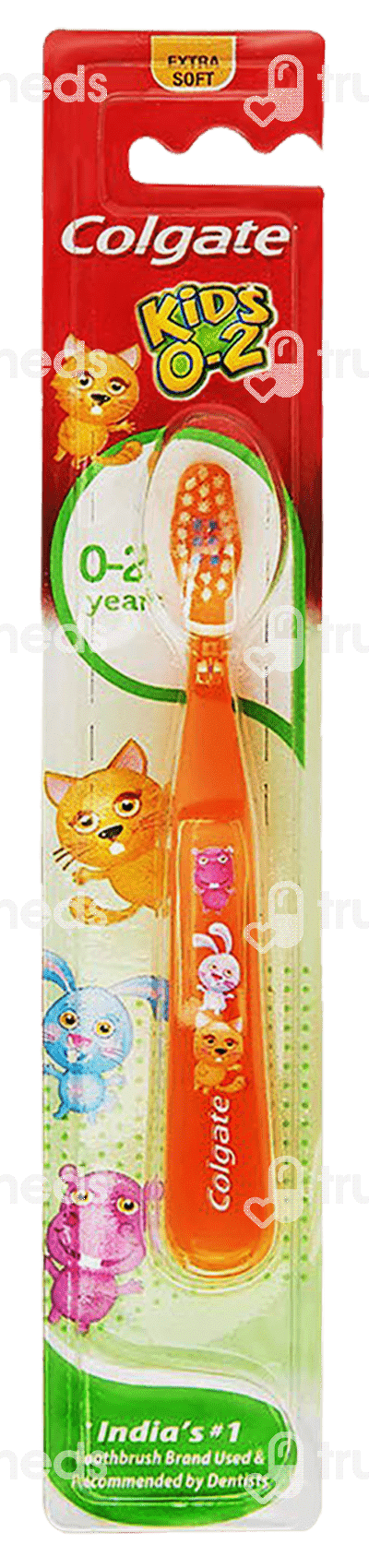 Colgate Kids Extra Soft For 0 To 2 Years Toothbrush 1 - Uses, Side ...