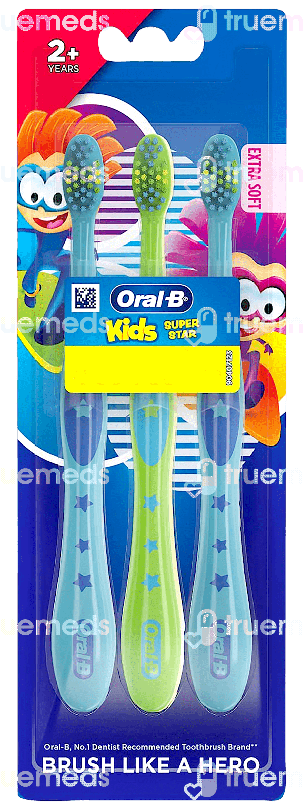 Oral B Kids Super Star 2 Years Toothbrush 3 - Uses, Side Effects ...