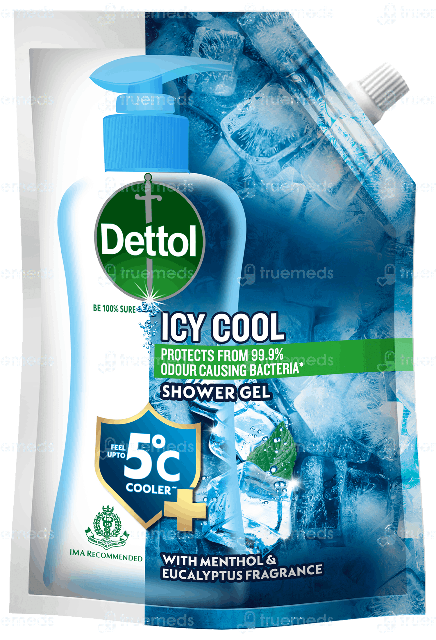 Dettol Icy Cool Refill Shower Gel 450ml - Uses, Side Effects, Dosage ...