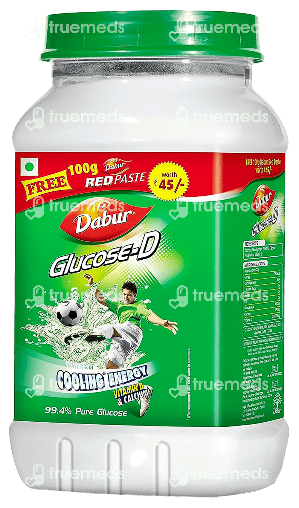 Dabur Glucose D Jar 1 Kg - Uses, Side Effects, Dosage, Price | Truemeds