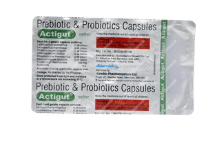Actigut 300 Mg Capsule 10 - Uses, Side Effects, Dosage, Price | Truemeds