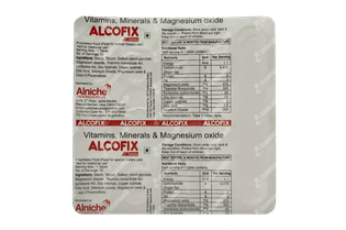 Alcofix Tablet 15 - Uses, Side Effects, Dosage, Price | Truemeds