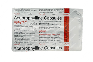 Aphyren 100 Mg Capsule 10 - Uses, Side Effects, Dosage, Price | Truemeds