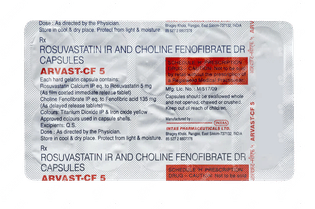 Arvast Cf 5/135 MG Capsule Uses, Substitutes, Price - Truemeds