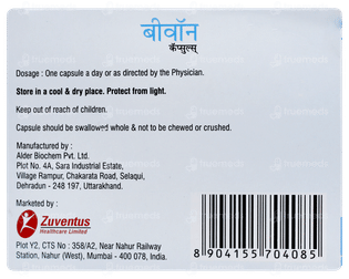 Bevon | Order Bevon Capsule Online at Truemeds