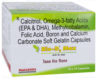 Bio D3 Max Capsule Upto 18% Off: Uses, Side Effects & Price