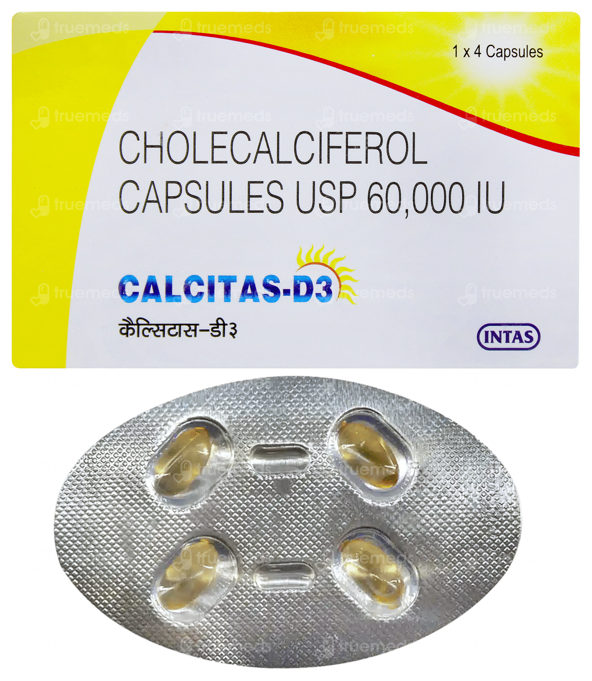 Calcitas D3 Capsule 4: Uses, Side Effects, Price & Substitutes