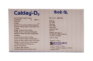 Calday D3 60000 IU | Order Calday D3 60000 IU Capsule Online at Truemeds