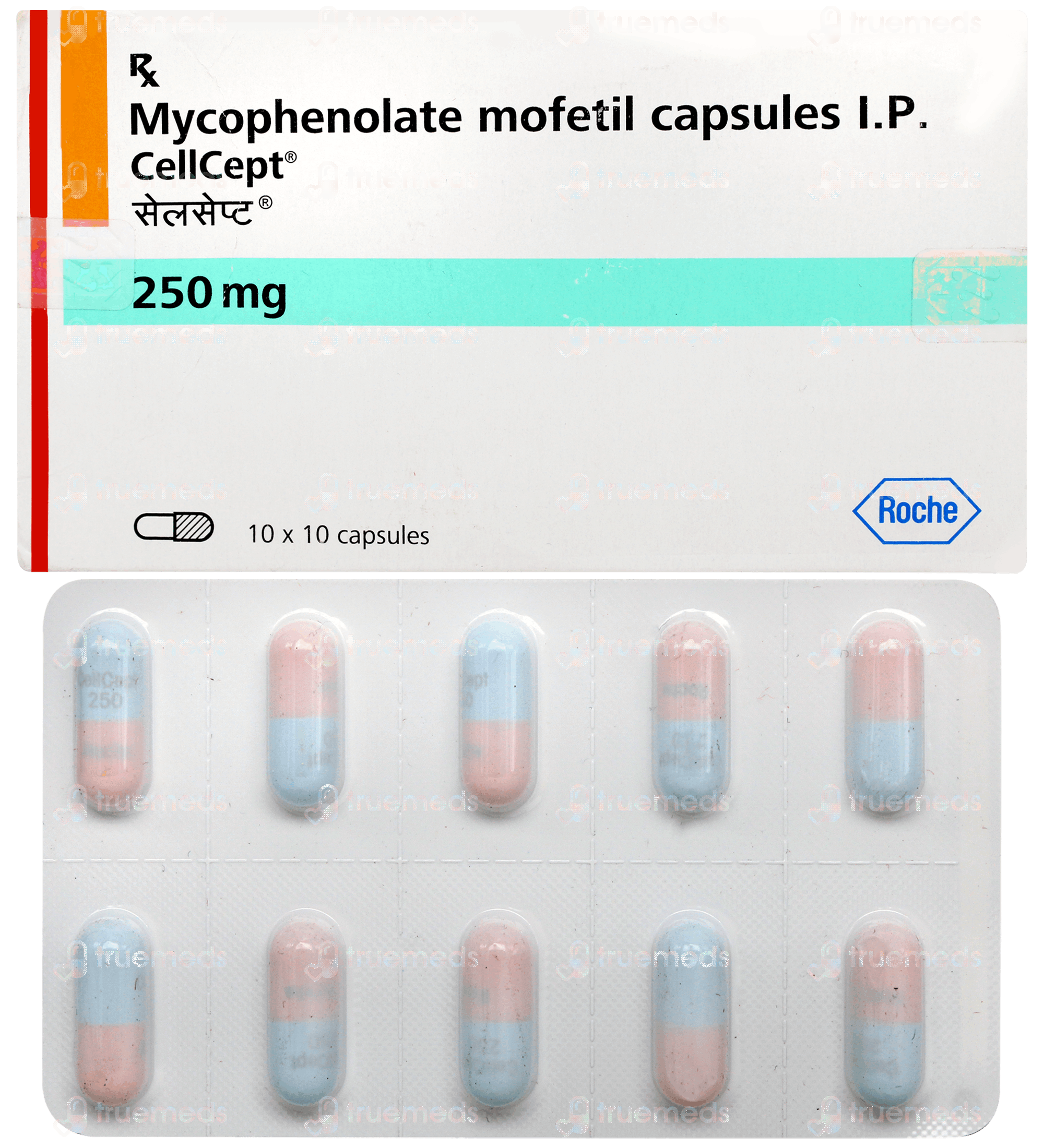 Cellcept 250 Mg Capsule 10 - Uses, Side Effects, Dosage, Price | Truemeds