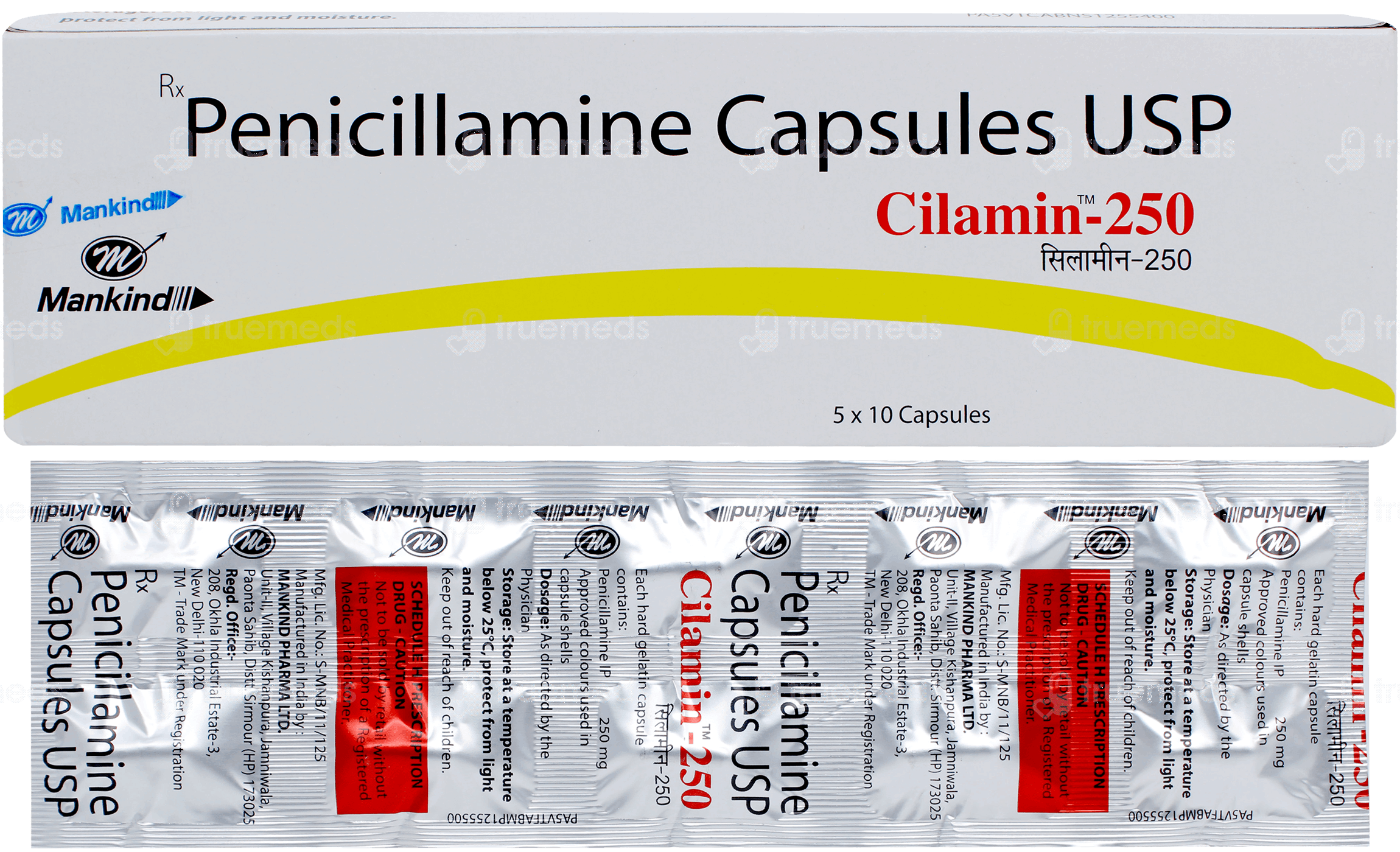 Cilamin 250 MG | Order Cilamin 250 MG Capsule Online at Truemeds