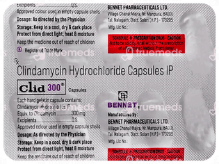 Clid 300 MG | Order Clid 300 MG Capsule Online at Truemeds