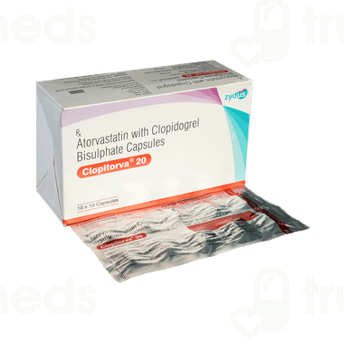 Clopitorva 20/75 MG | Order Clopitorva 20/75 MG Capsule Online at Truemeds
