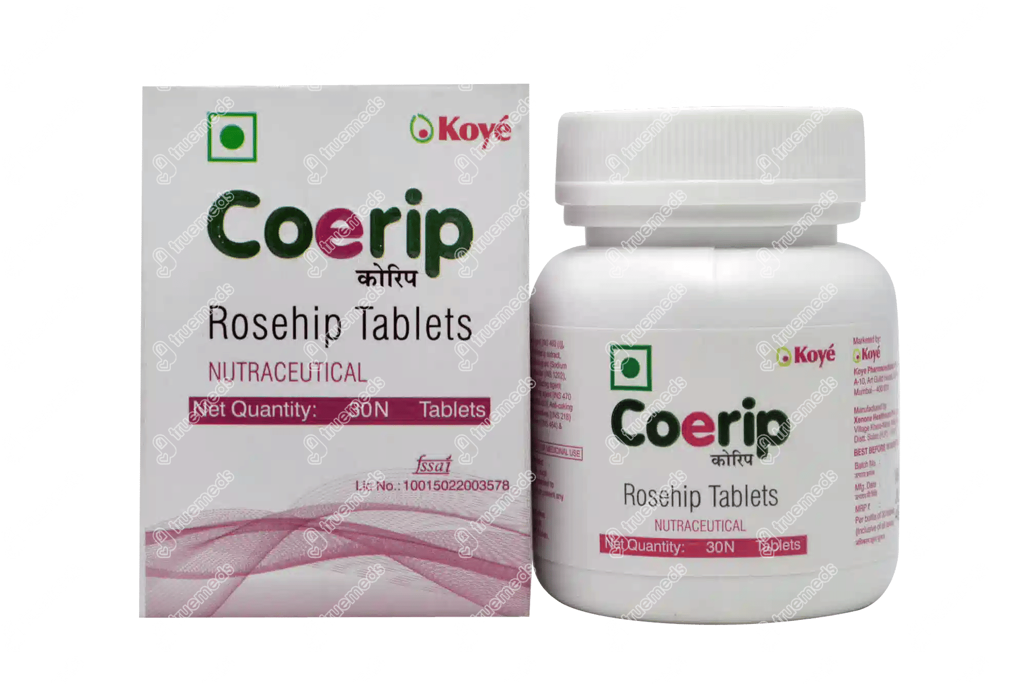 Coerip 750 Mg Tablet 30 - Uses, Side Effects, Dosage, Price | Truemeds