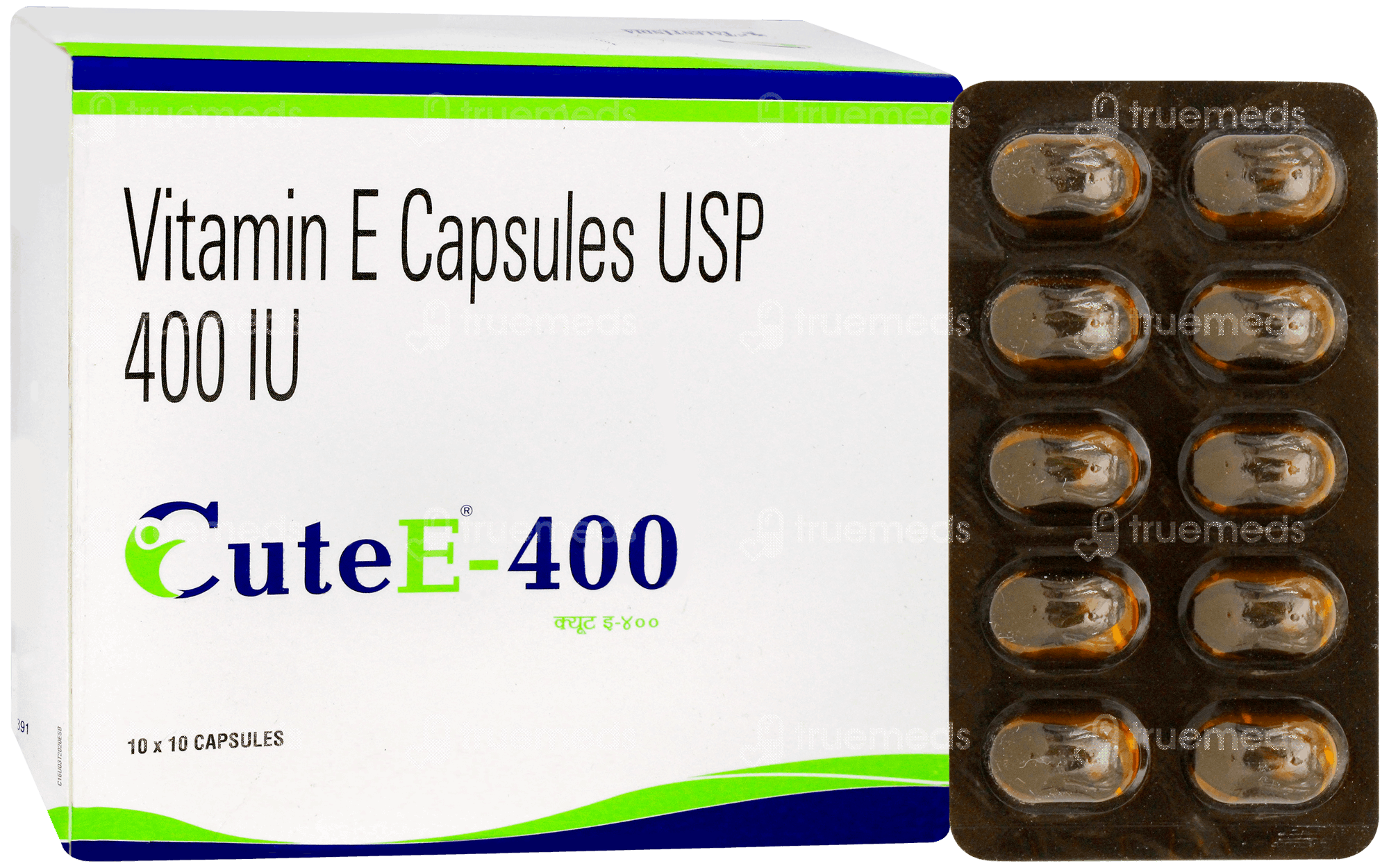 Cute E 400 Capsule 10 - Uses, Side Effects, Dosage, Price | Truemeds