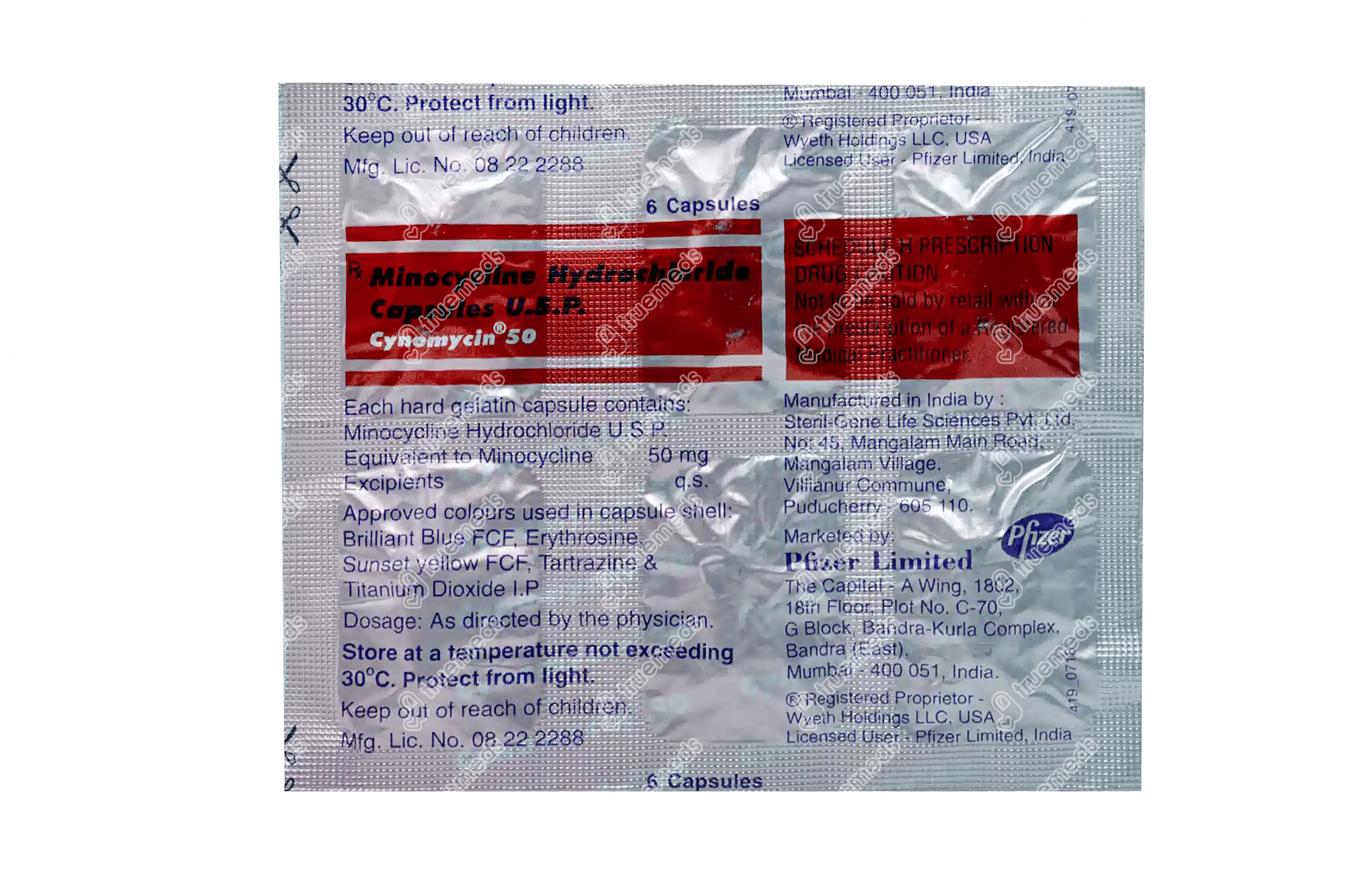 Cynomycin 50 MG | Order Cynomycin 50 MG Capsule Online at Truemeds