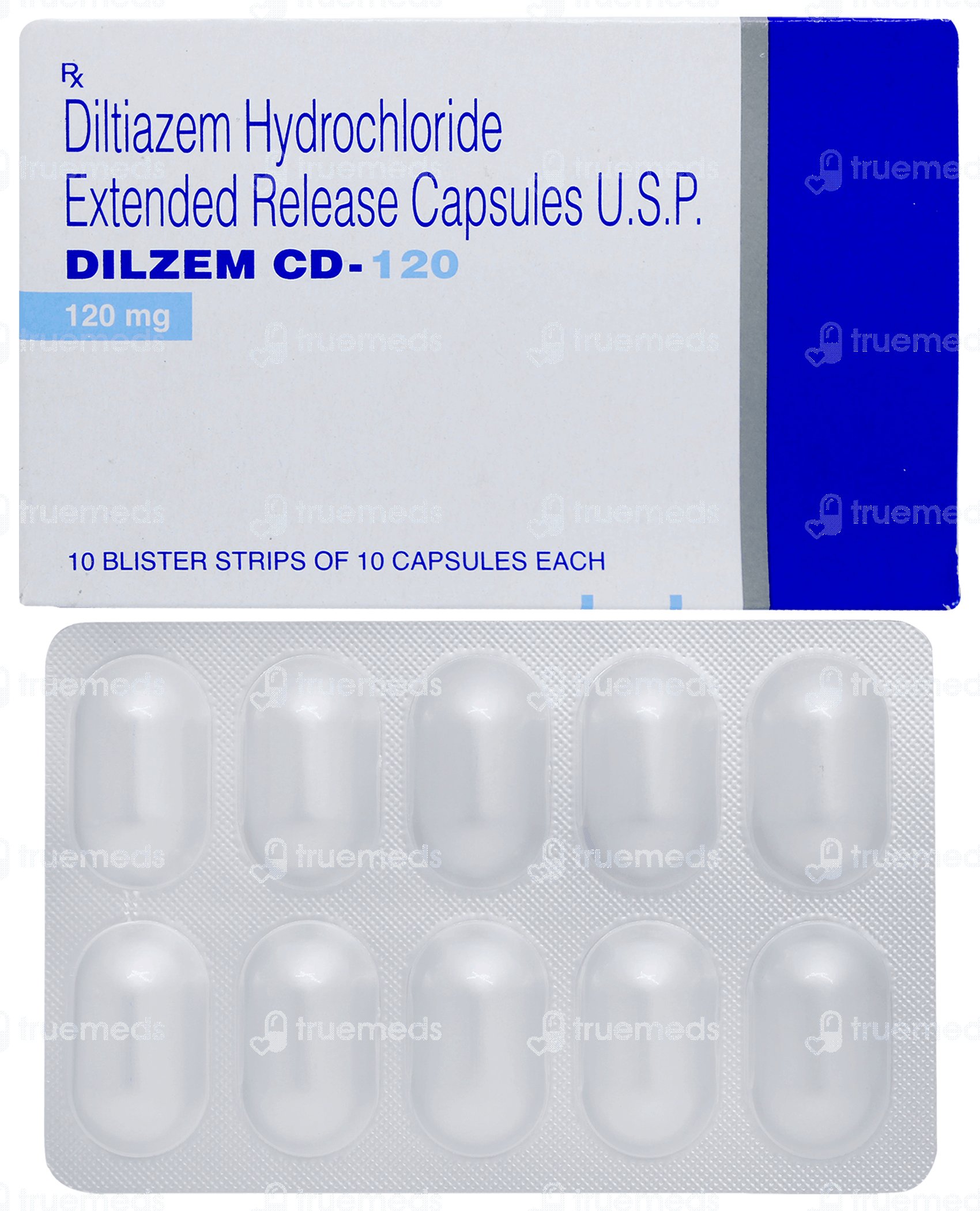 Dilzem Cd 120 Mg Capsule Er 10 - Uses, Side Effects, Dosage, Price ...