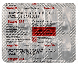 Doxypal Dr L 100 Mg Capsule 10 - Uses, Side Effects, Dosage, Price ...