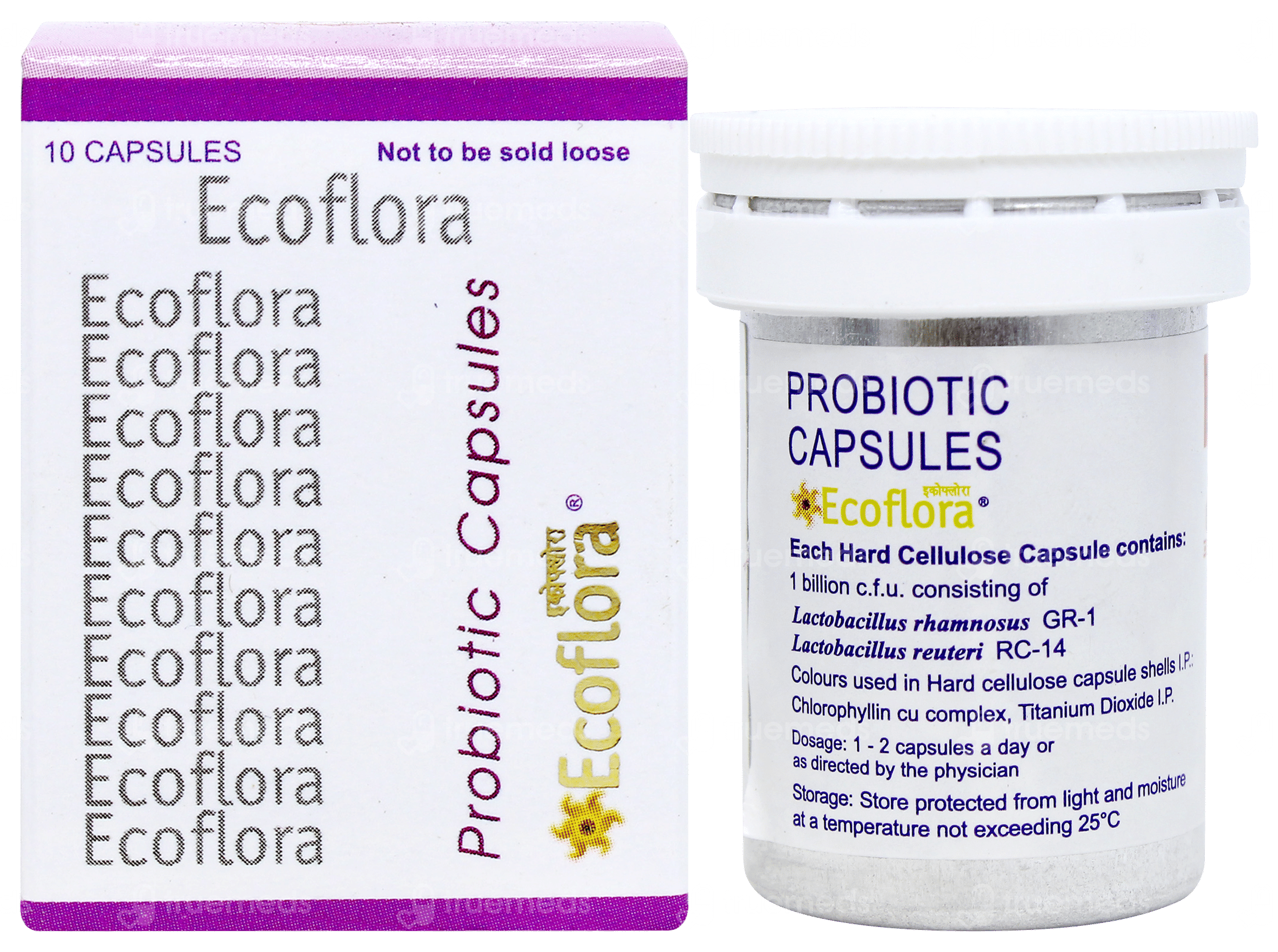 Ecoflora Capsule 10 - Uses, Side Effects, Dosage, Price | Truemeds