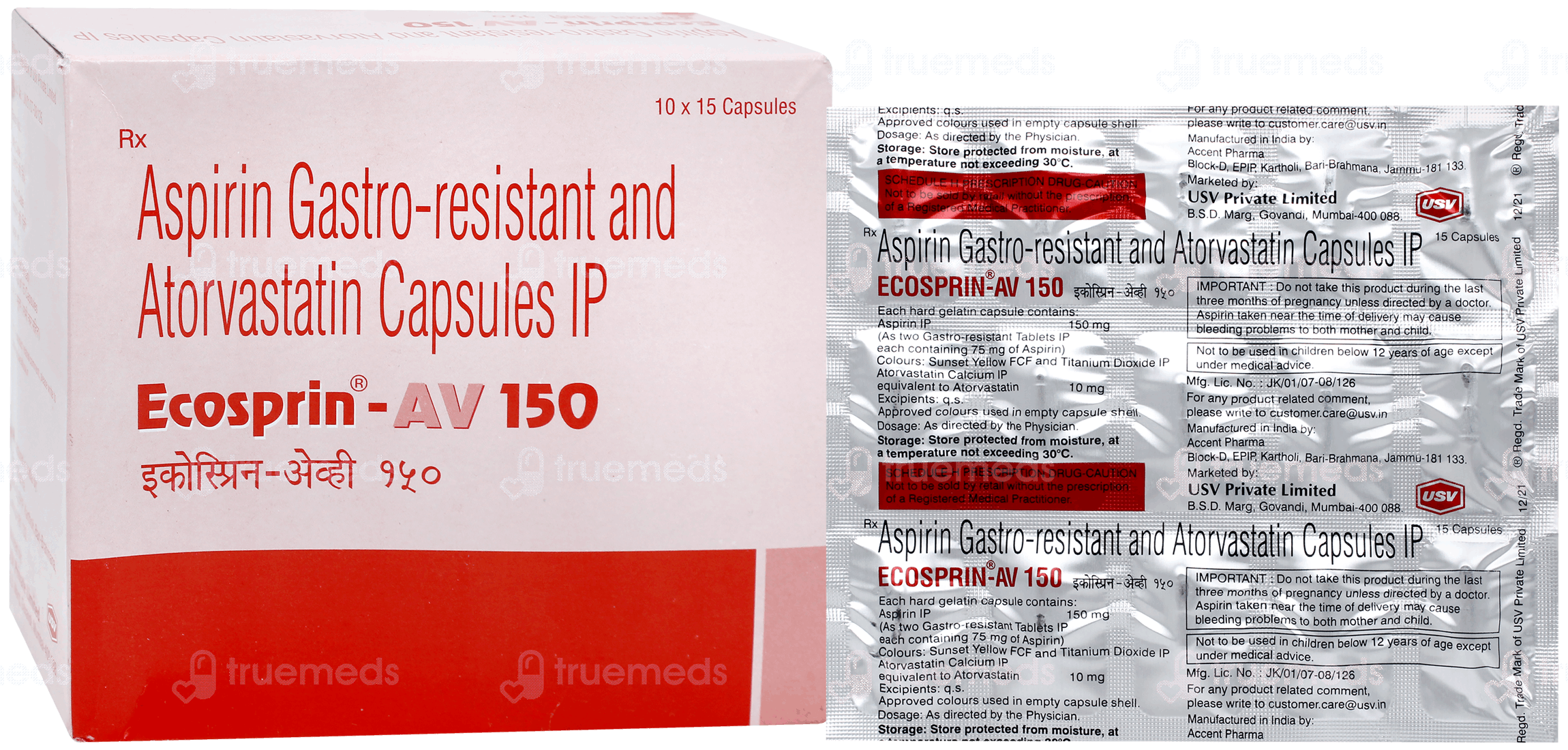 Ecosprin Av 10/150 MG | Order Ecosprin Av 10/150 MG Capsule Online at ...