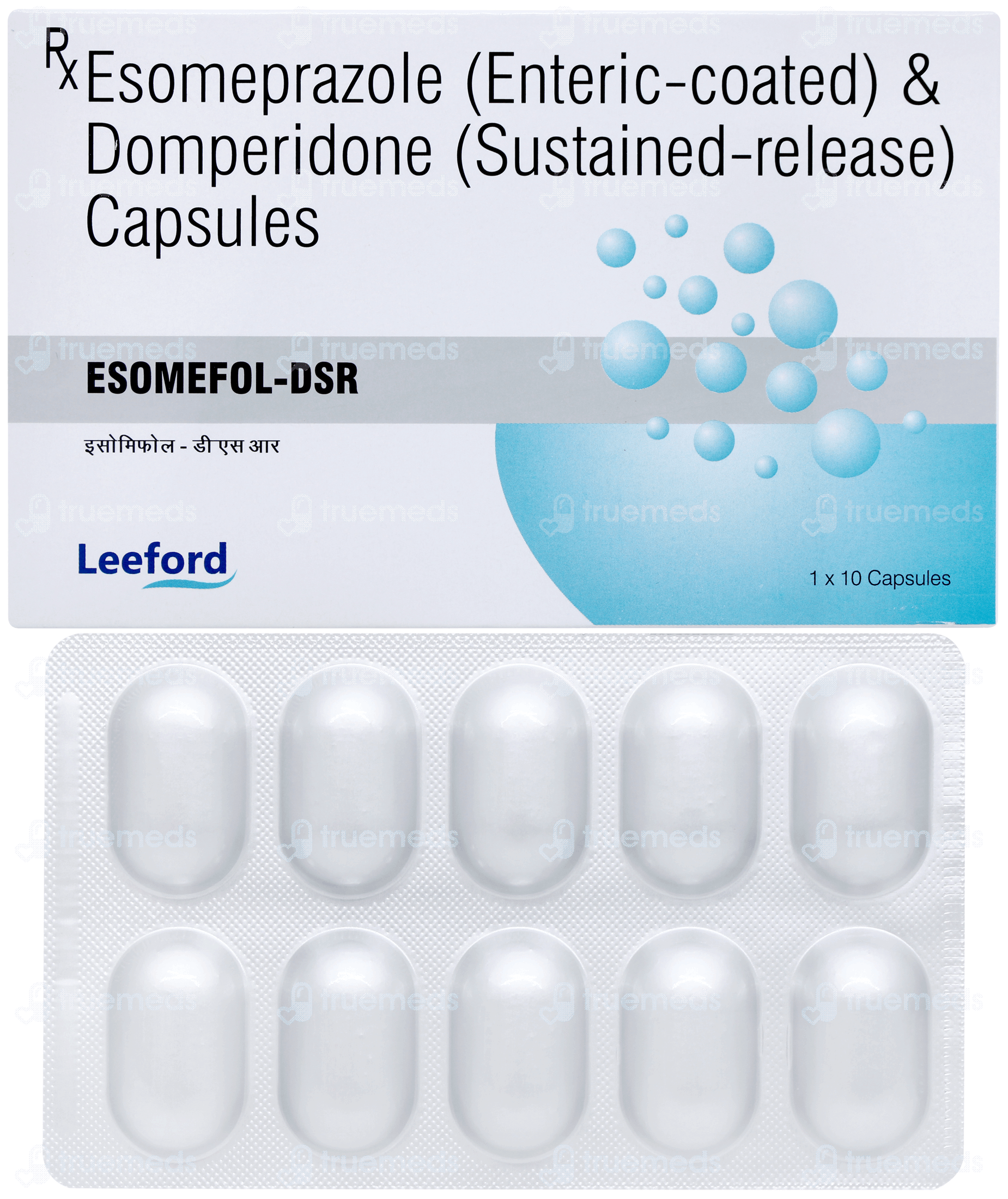 Esomefol Dsr 3040 Mg Capsule 10 - Uses, Side Effects, Dosage, Price ...