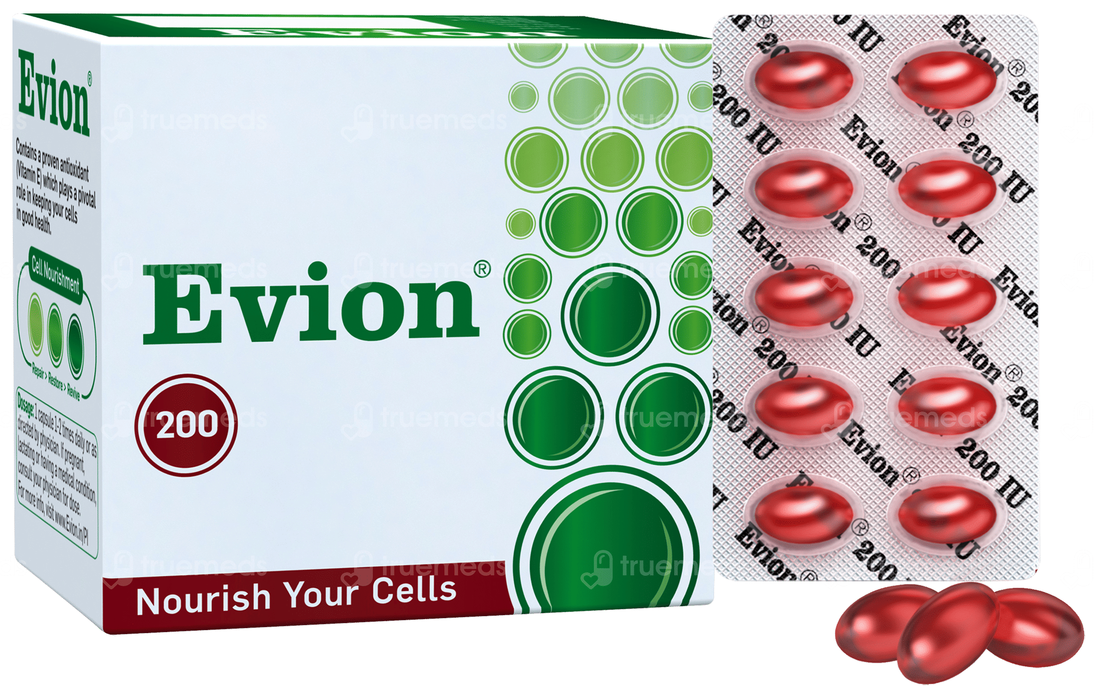 Evion 200 MG | Order Evion 200 MG Capsule Online at Truemeds