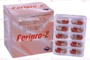 Feripro Z Capsule 10 - Uses, Side Effects, Dosage, Price | Truemeds