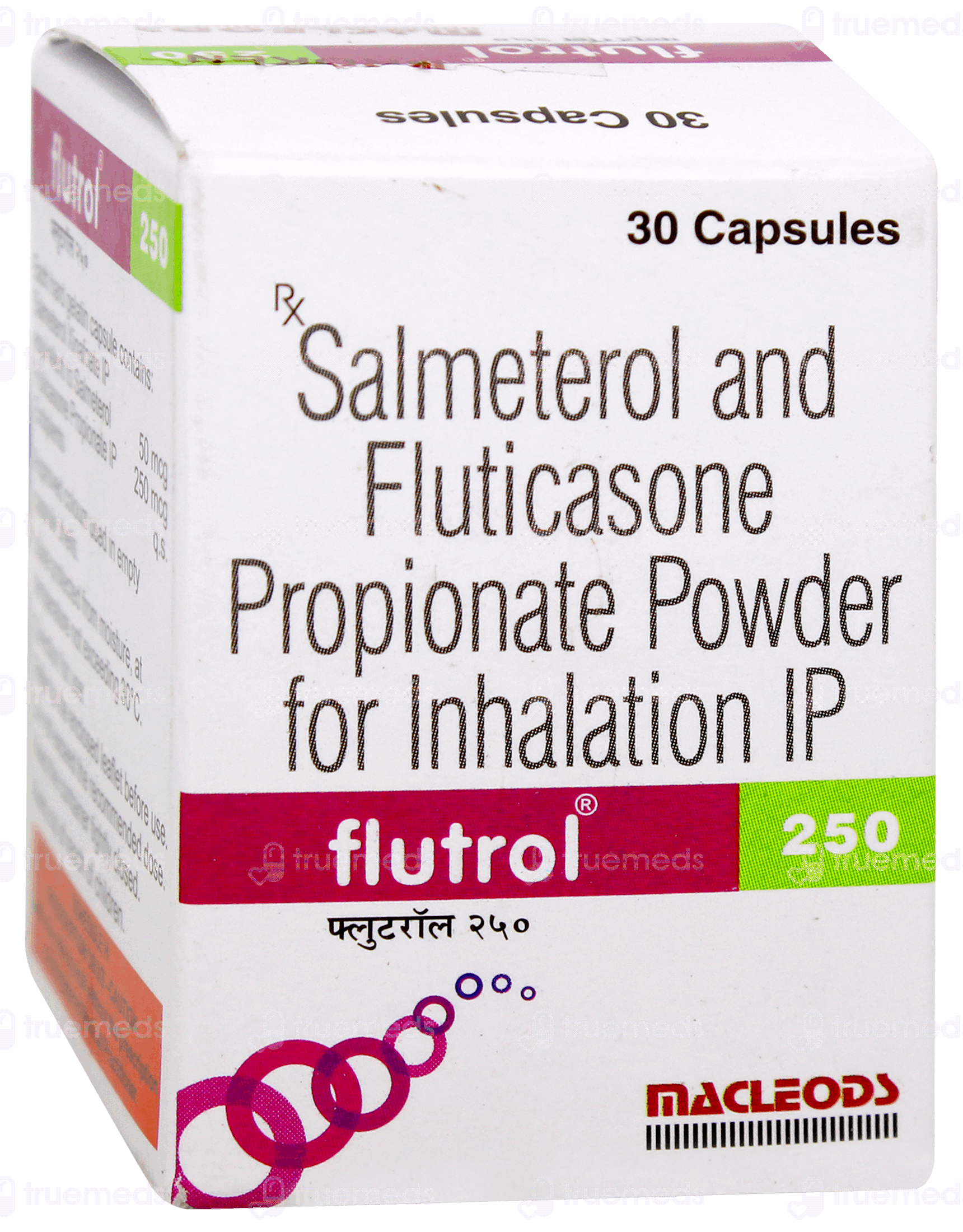 Flutrol 50250 Mcg Capsule 30 - Uses, Side Effects, Dosage, Price | Truemeds