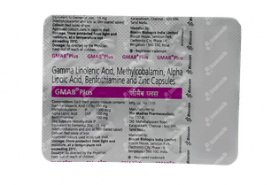 Gmab Plus 15 Mg Capsule 10 - Uses, Side Effects, Dosage, Price | Truemeds