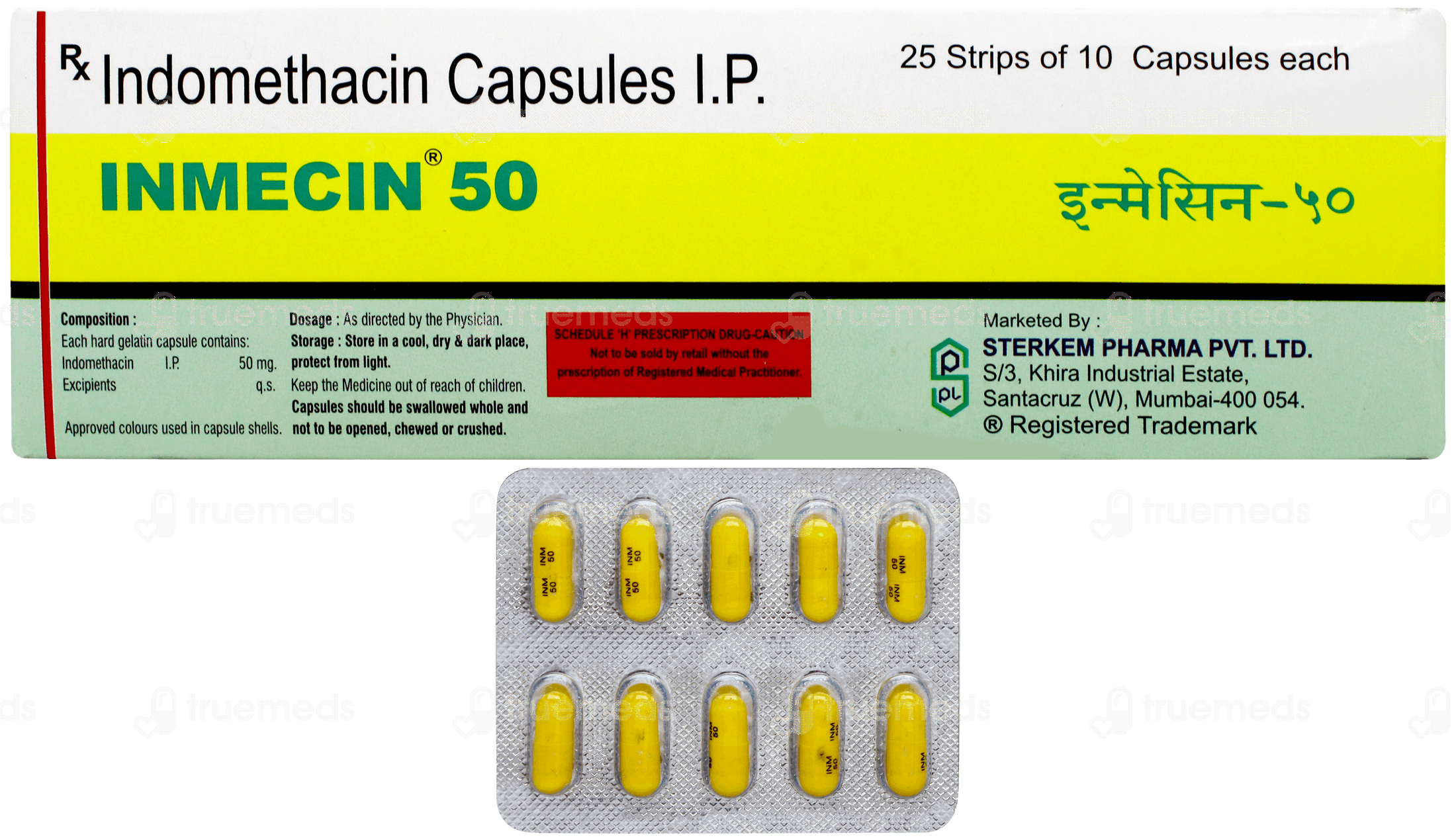 Inmecinste 50 Mg Capsule 10 - Uses, Side Effects, Dosage, Price | Truemeds