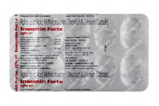 Insumin Forte Capsule 10 - Uses, Side Effects, Dosage, Price | Truemeds