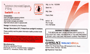 Isoin 10 MG | Order Isoin 10 MG Capsule Online at Truemeds