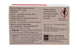 Isotane 10 MG | Order Isotane 10 MG Capsule Online at Truemeds