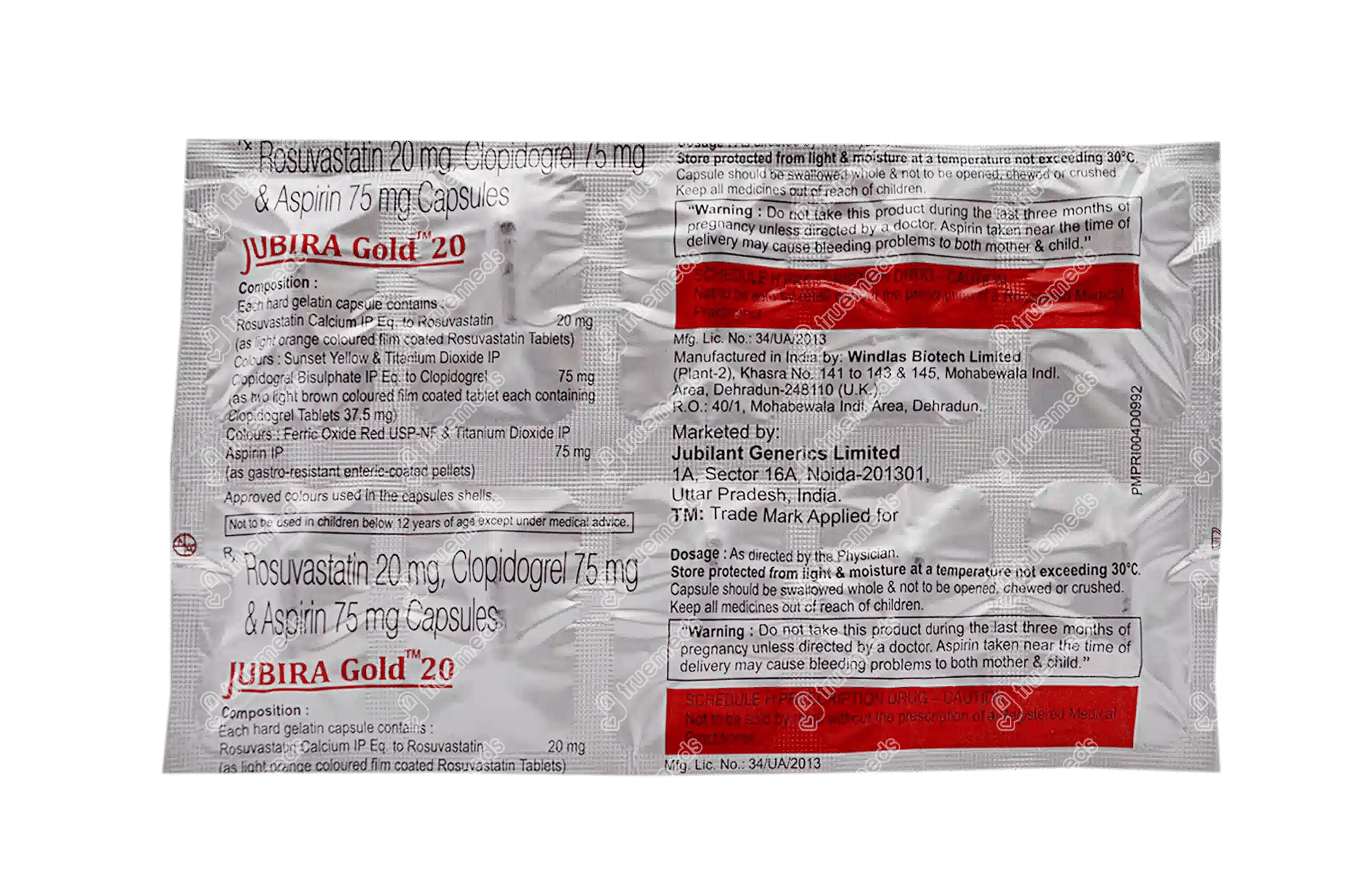 Jubira Gold 75/20/75 MG | Order Jubira Gold 75/20/75 MG Capsule Online ...