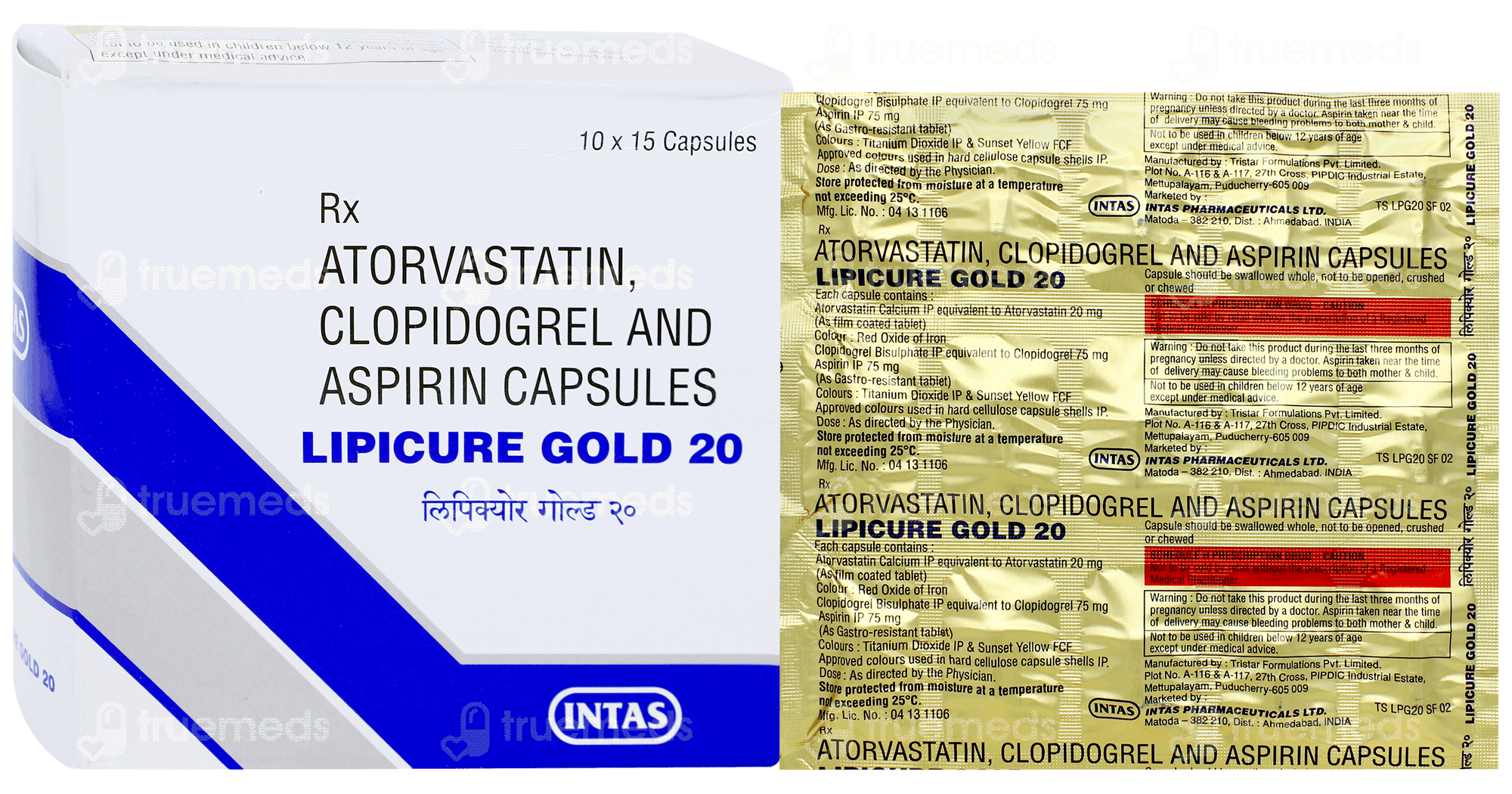 Lipicure Gold 75/20/75 MG | Order Lipicure Gold 75/20/75 MG Capsule Online at Truemeds