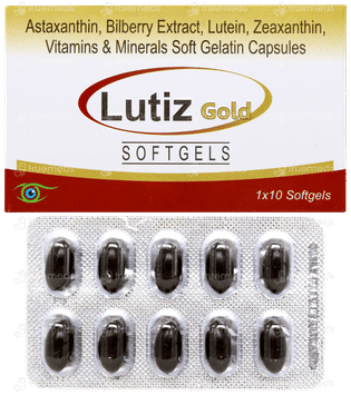 LUTIZ GOLD CAPSULE 10 - Uses, Side Effects, Dosage, Price | Truemeds