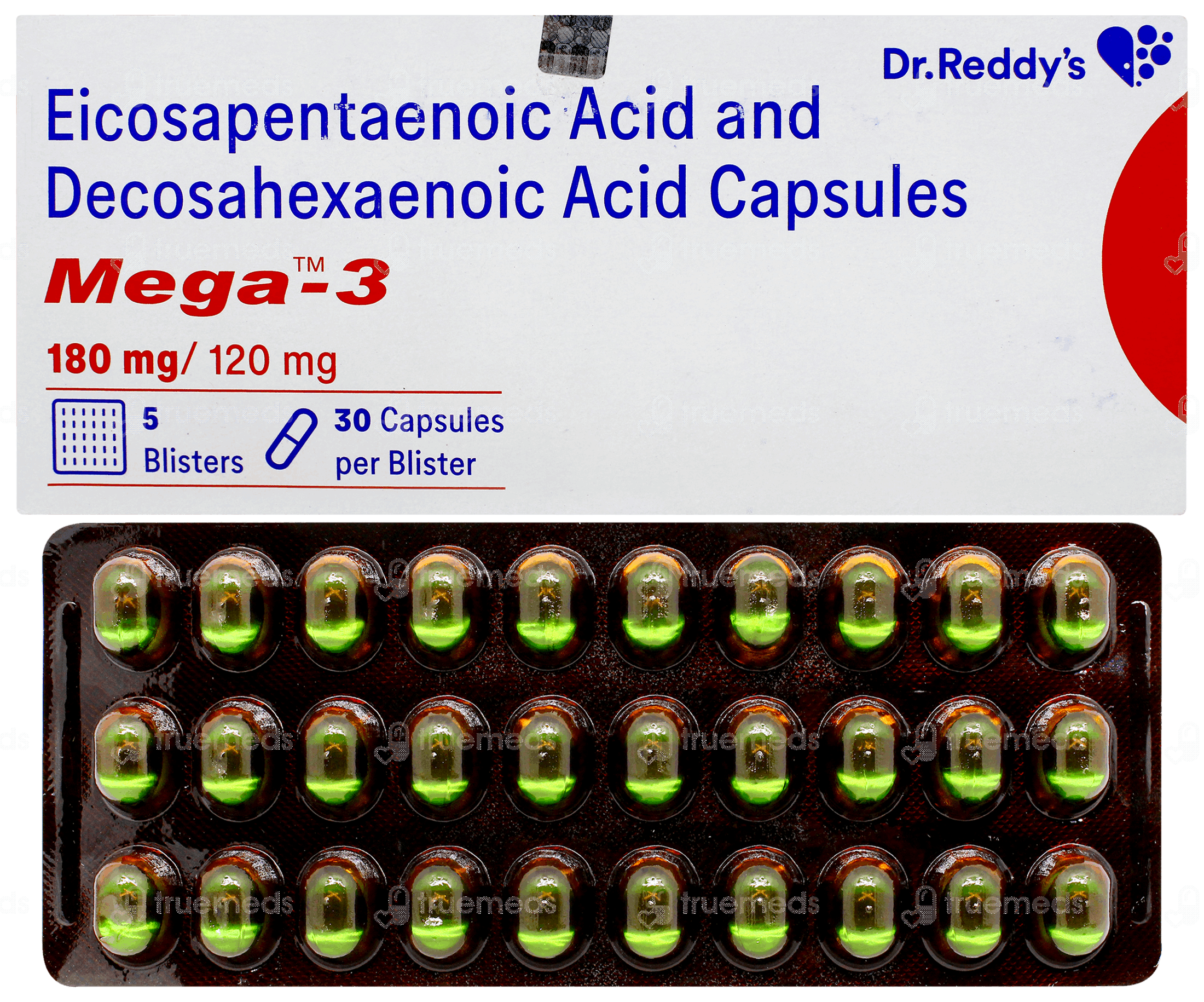 Mega 3 180/120 MG | Order Mega 3 180/120 MG Capsule Online at Truemeds