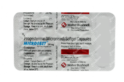 Microgest 200 MG Capsule 10 - Uses, Side Effects, Dosage, Price | Truemeds