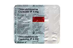 Miofree 8 MG Capsule 10 - Uses, Side Effects, Dosage, Price | Truemeds