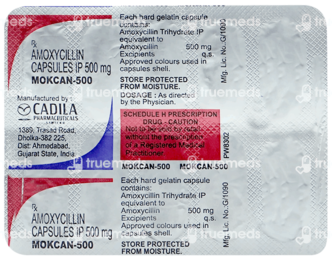 Mokcan 500 Capsule 10: Uses, Side Effects, Price & Substitutes