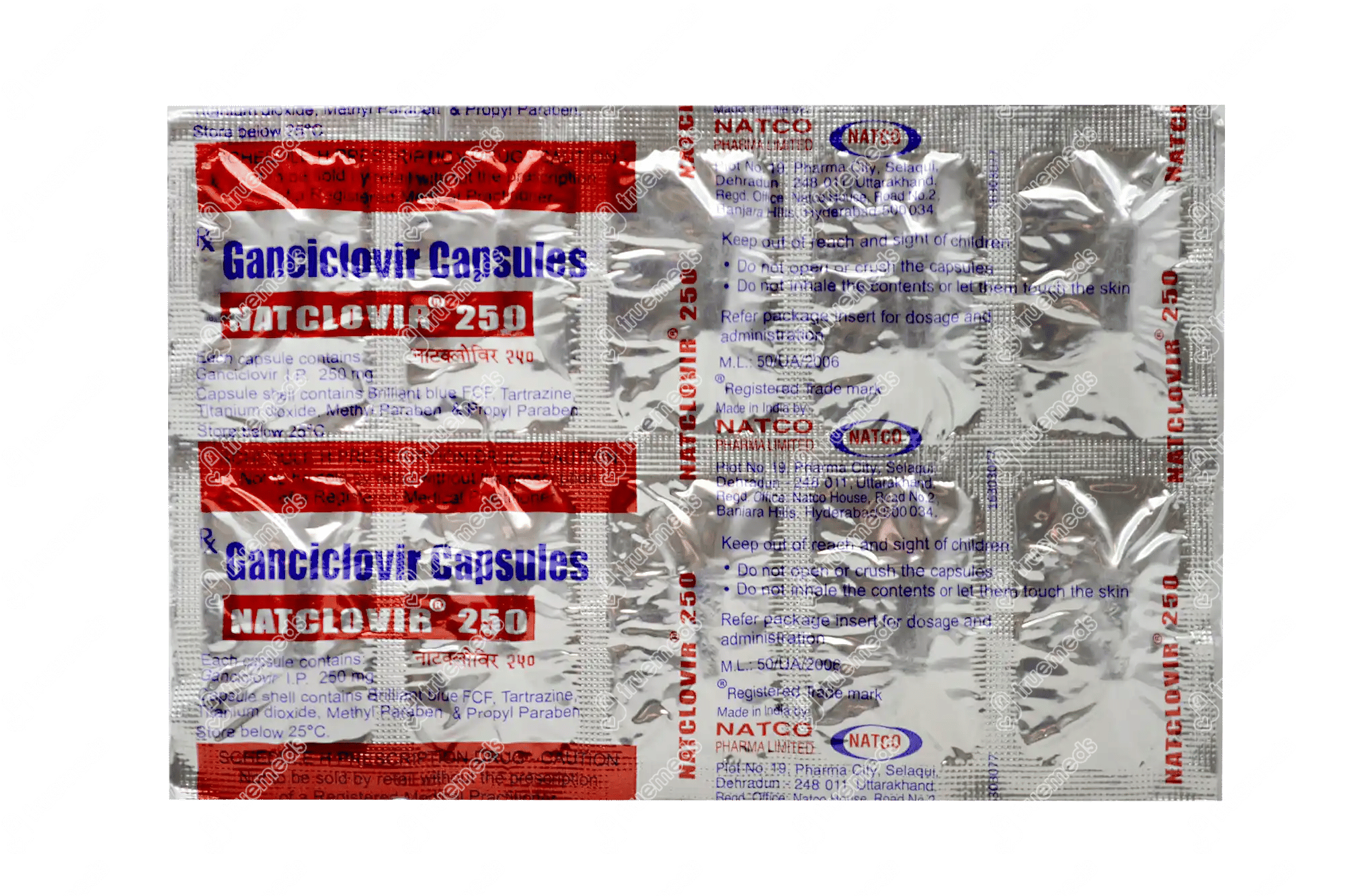 Natclovir 250 MG | Order Natclovir 250 MG Capsule Online at Truemeds
