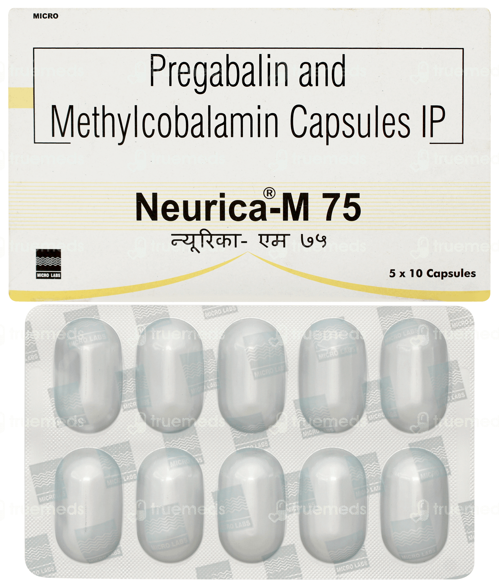 Neurica M 75 Capsule 10: Uses, Side Effects, Price & Substitutes