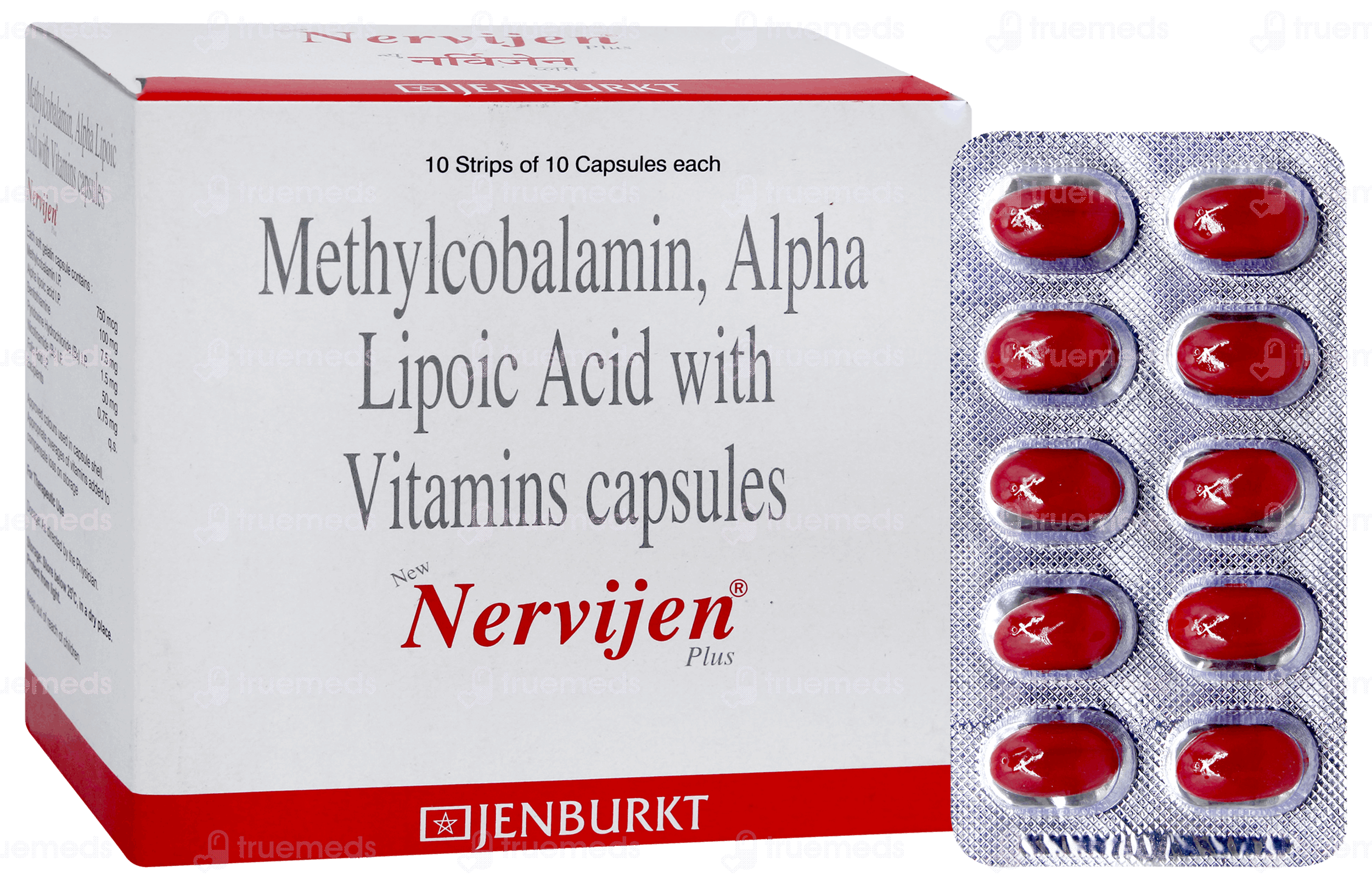 New Nervijen Plus 0 75 Mg Capsule 10 - Uses, Side Effects, Dosage ...