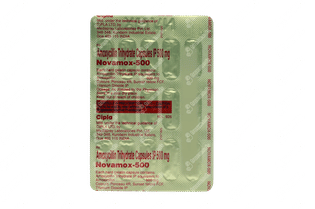 Novamox 500 Mg Capsule 15 - Uses, Side Effects, Dosage, Price | Truemeds