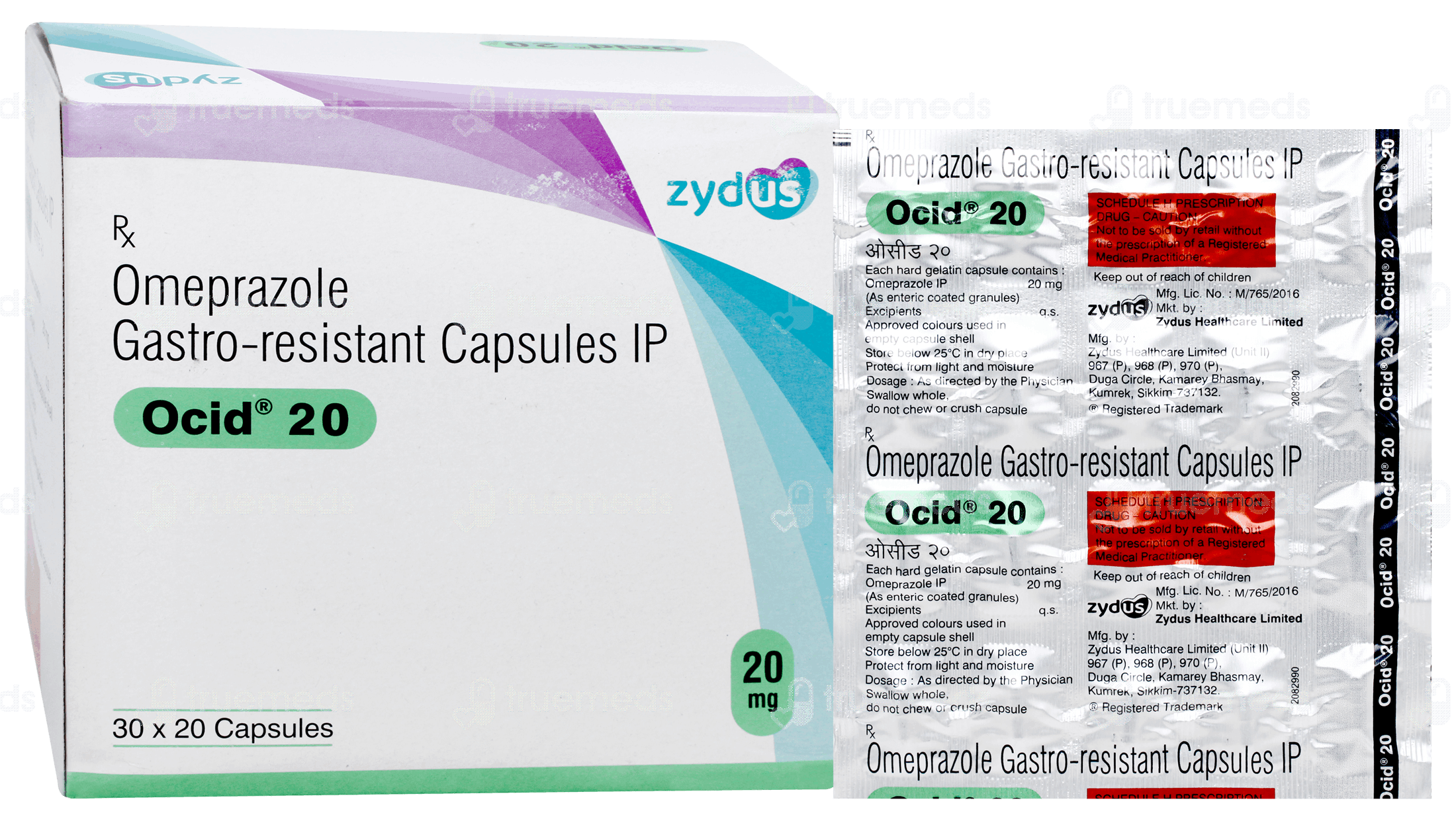 Ocid 20 Capsule – Stomach Acid Reduction